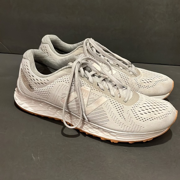 New Balance | Shoes | New Balance Fresh Foam Gray And Pink Sneakers Sz ...